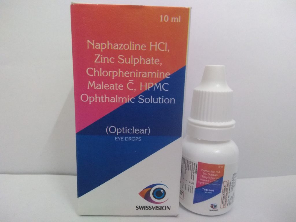 Opticlear eye drops - Swissvision